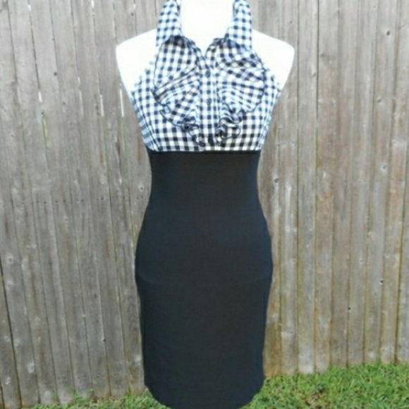 Joyce Leslie | Dresses | Joyce Leslie Vintage Gingham Halter Bandage ...